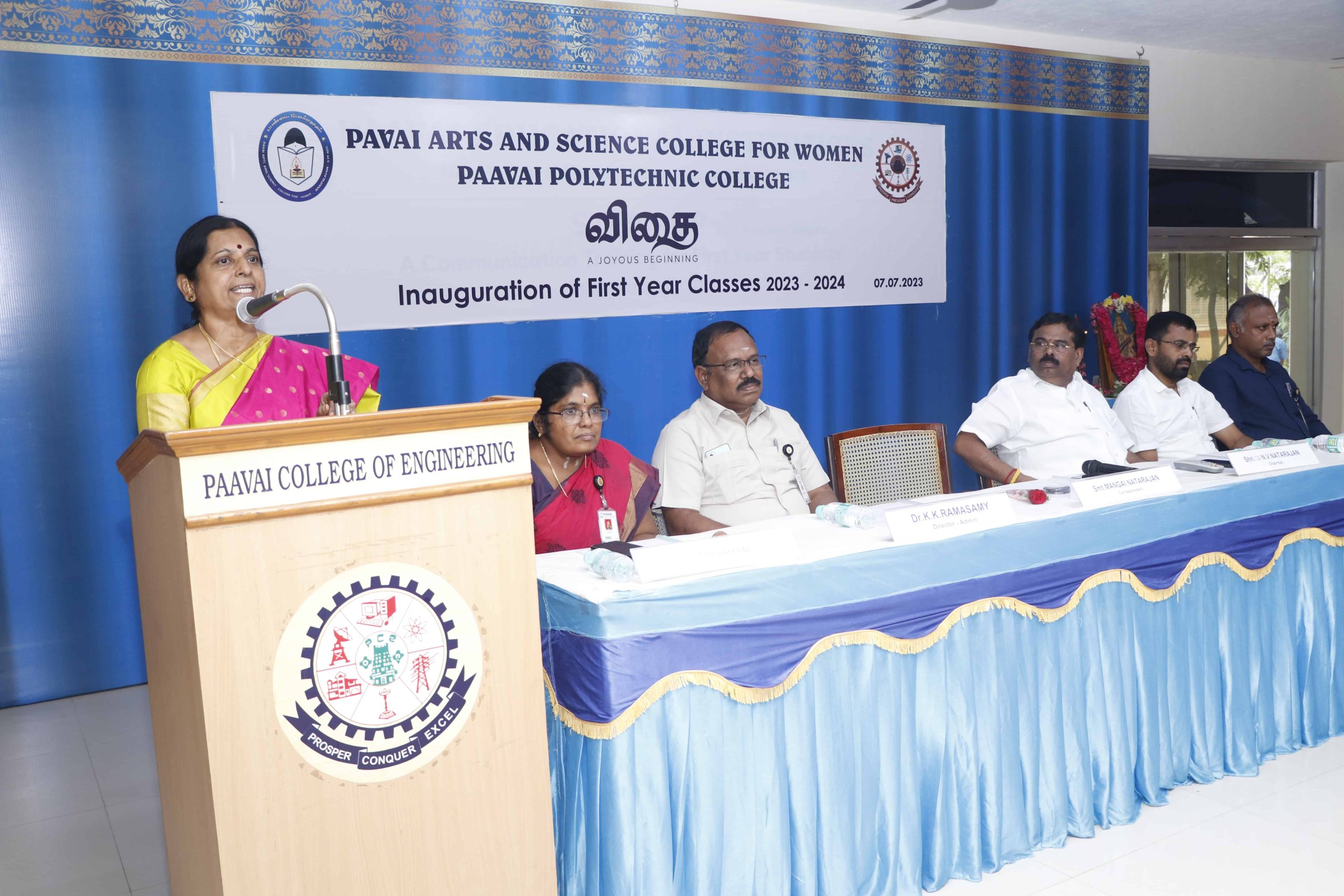 Pavai Arts and Polytechnic Classes Inauguration - Paavai Institutions